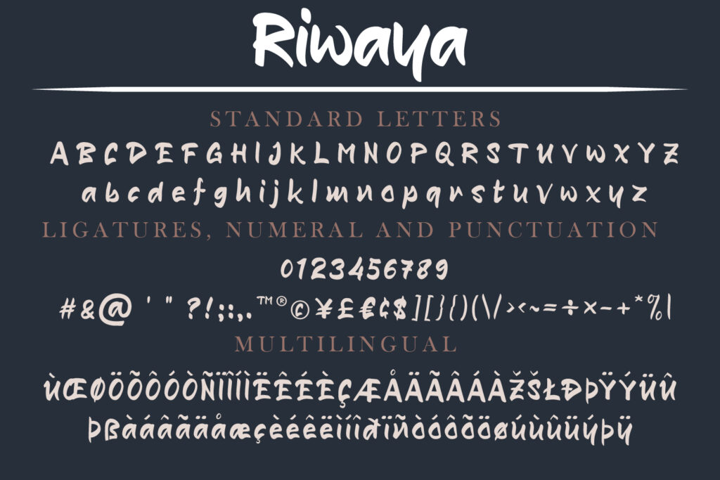 Riwaya | A Handwritten Font | Qaratype