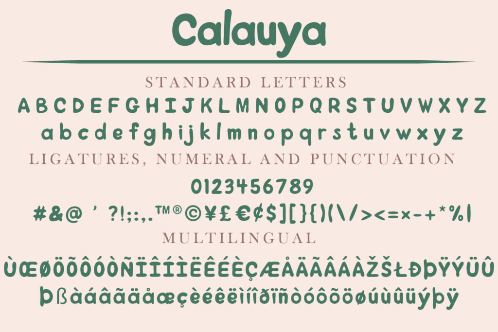 Calauya | A Brush Style Font | Qaratype